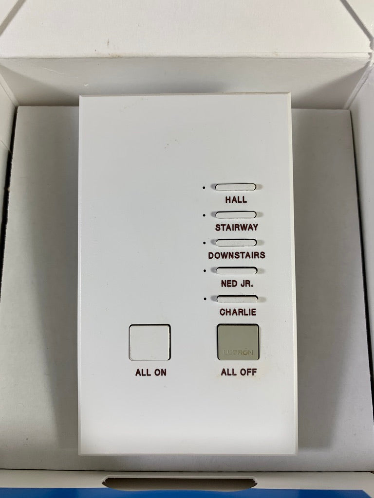 Lutron Multi-gang Homeworks Slim Button Keypad - One each (HWV-KP5) – Custom Integrator Stockroom