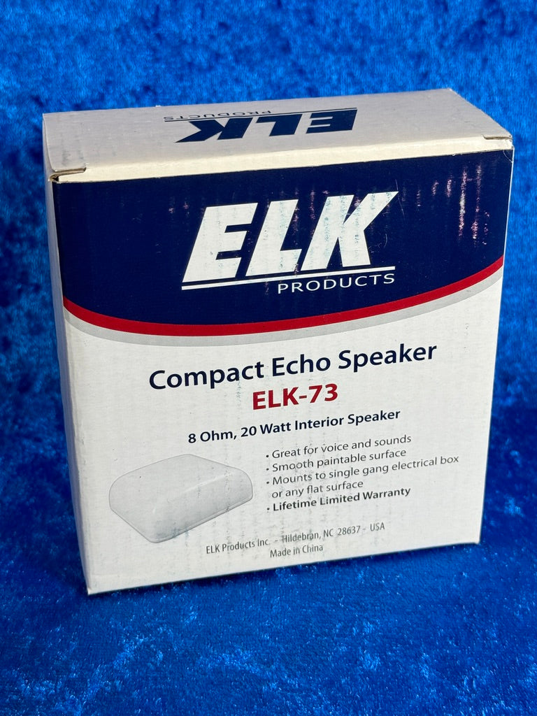 NEW! Elk ELK-73 Compact Echo Speaker Mounted Attractive Surface Mount ...