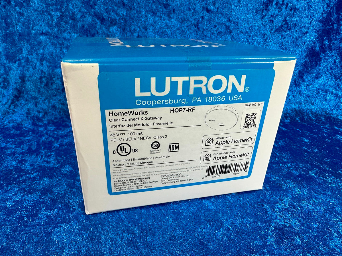 NEW! Lutron HQP7-RF Home Works Clear Connect X Gateway Wireless Proces ...