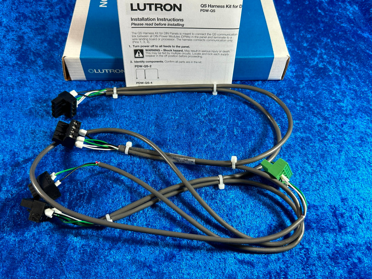 NEW! Lutron PDW-QS-4 QS Link Wiring Harness For 4 Power Modules ...