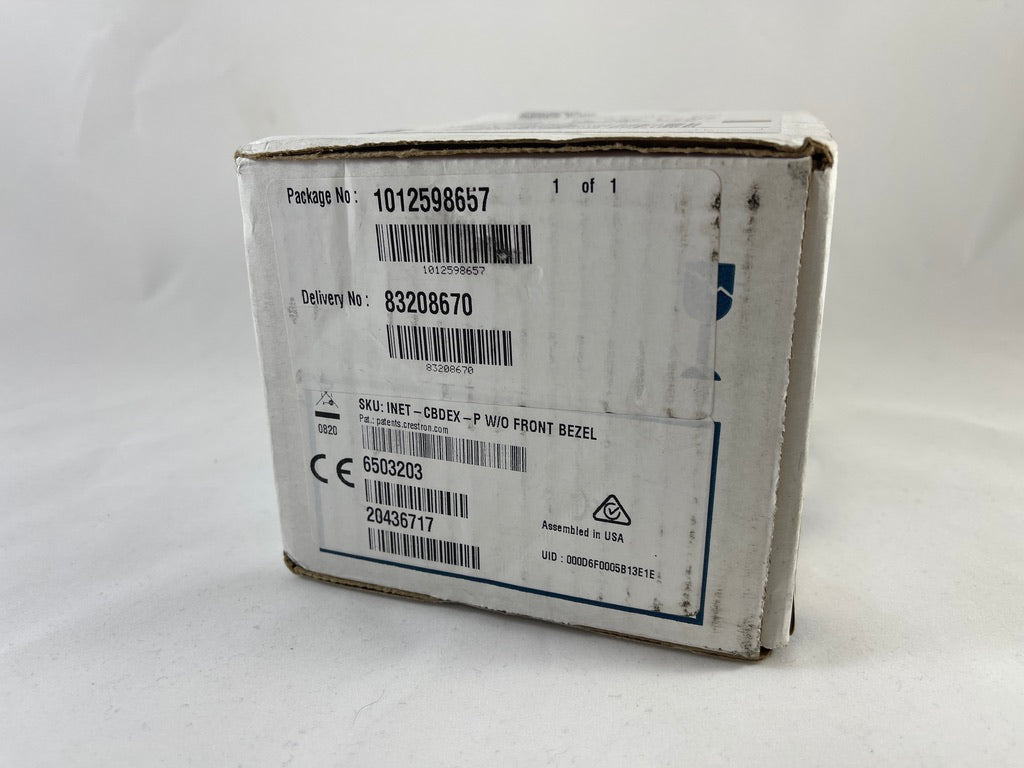 NEW! Crestron INET-CBDEX-P W/O Front Bezel - Cameo Wireless Keypad, in ...