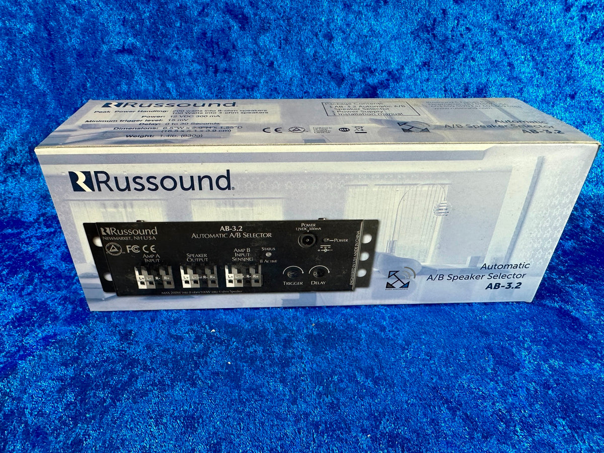 NEW! Russound AB-3.2 Automatic Speaker A/B Selector Switch – Custom ...