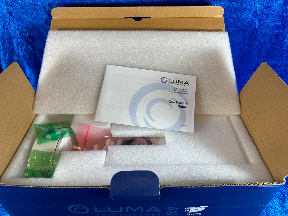 NEW! Luma Surveilance LUM-510-BUL-IP-WH Series Bullet Outdoor Camera ...