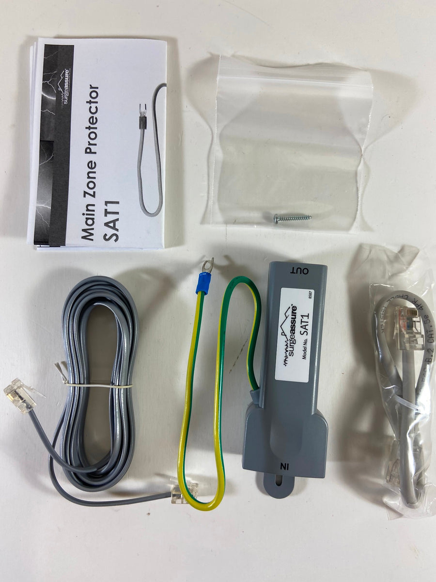 NEW! ASCO / Surgeassure SAT1 Modem Fax DSL Surge Protector SPD APT ...