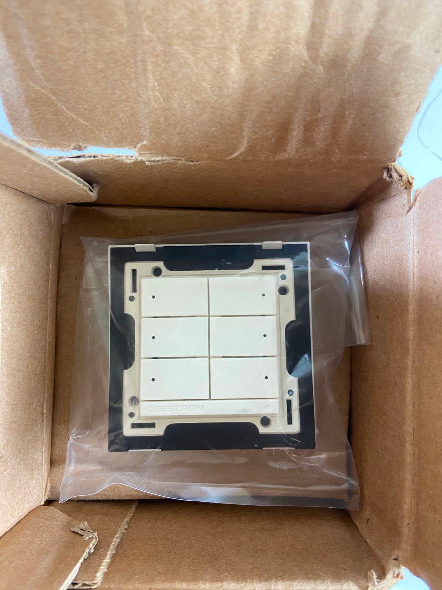 NEW! Crestron CLWI-KPLEX-BATT-ANTH Wall Mount Wireless Lighting Keypad ...